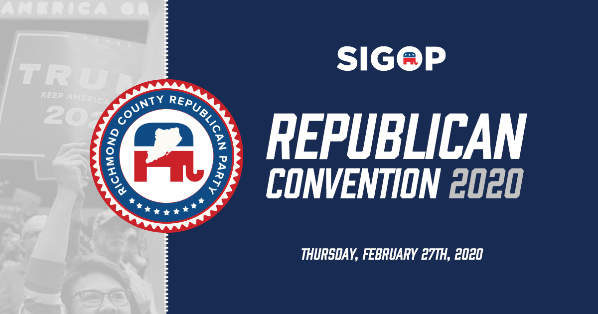 Join Us: The Staten Island Republican Convention 2020 | Nicole ...